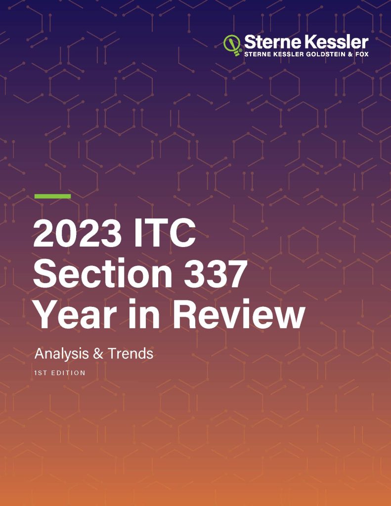 2023 ITC Section 337 Year in Review: Analysis & Trends | Sterne Kessler